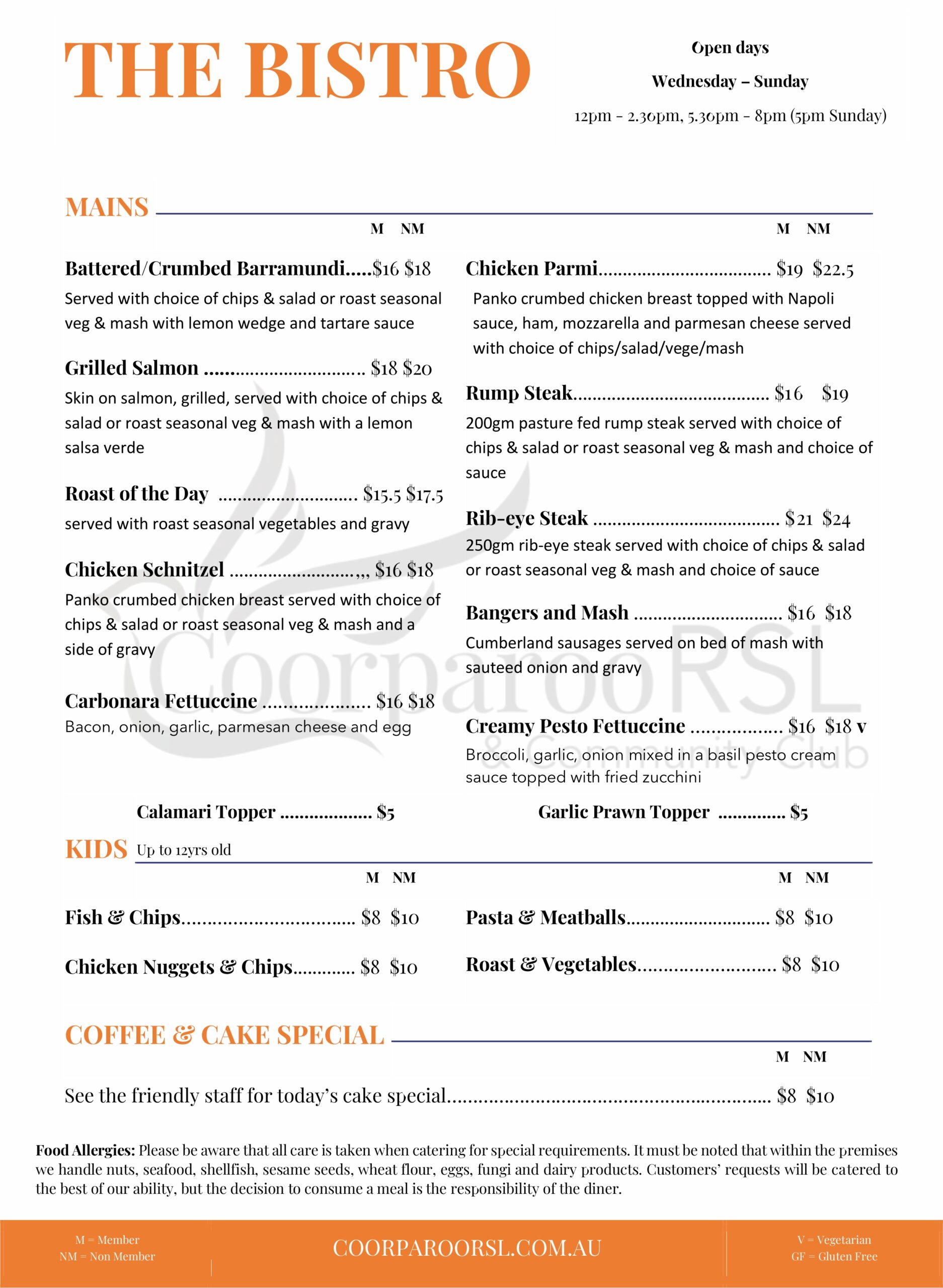 Dining - Coorparoo RSL & Community Club